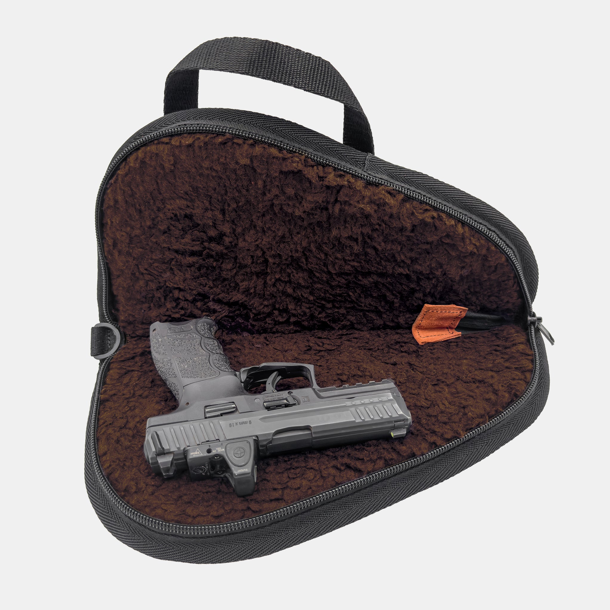 Suede Handgun Case — Hunter Company