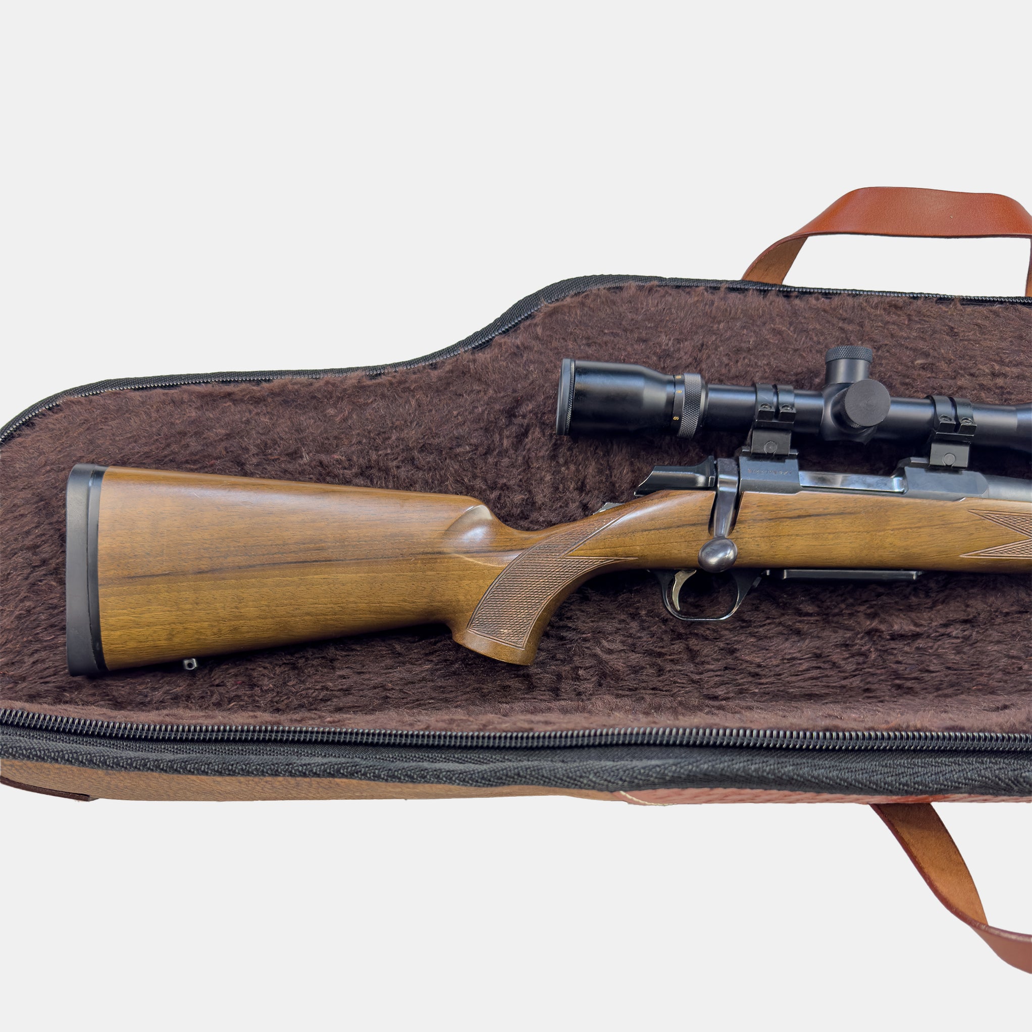 Leather Rifle Case — Hunter Company