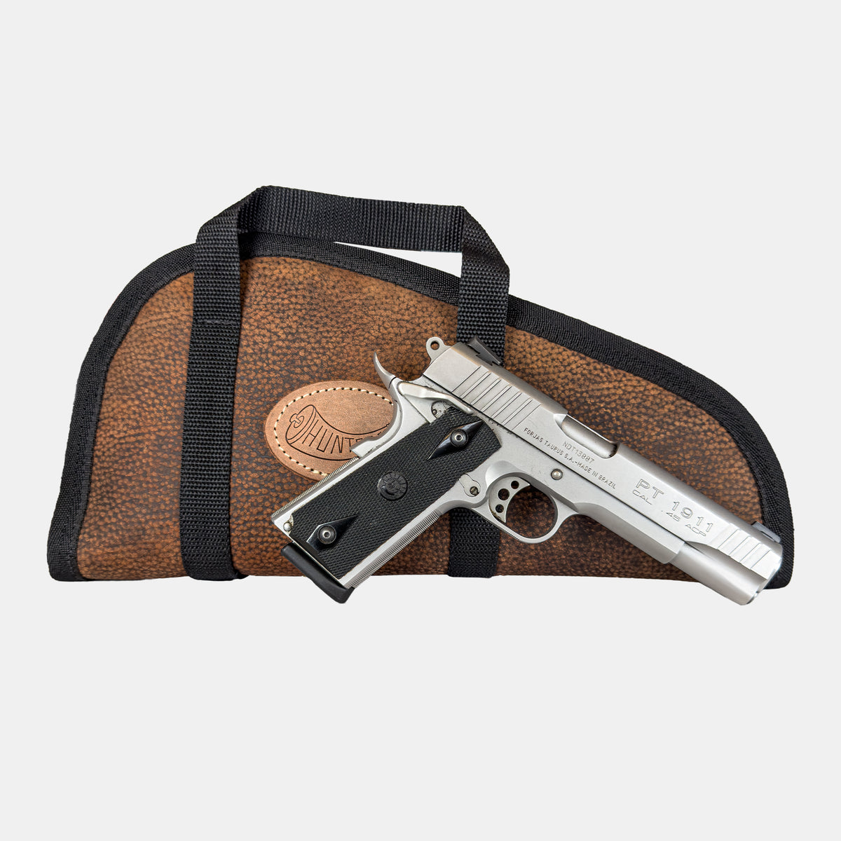 Leather Handgun Case — Hunter Company
