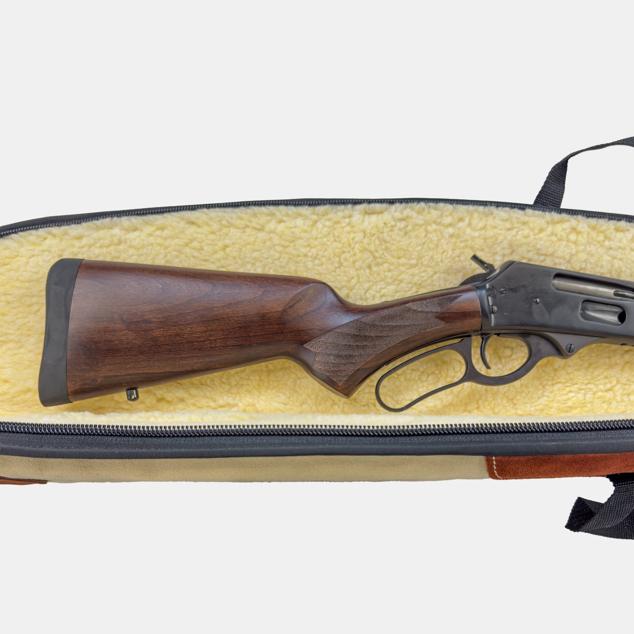 Suede & Canvas Long Gun Case — Hunter Company